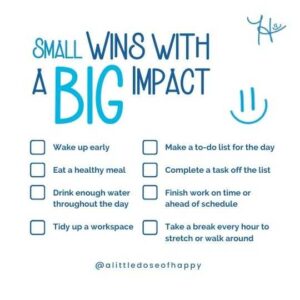 One Step At A Time - The Power Of Small Wins